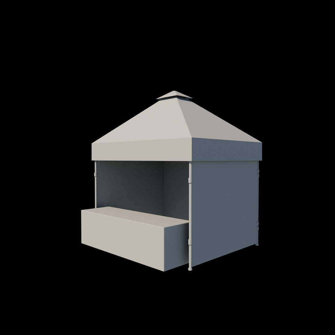 3D Display Tent 3D Model - TurboSquid 2400437