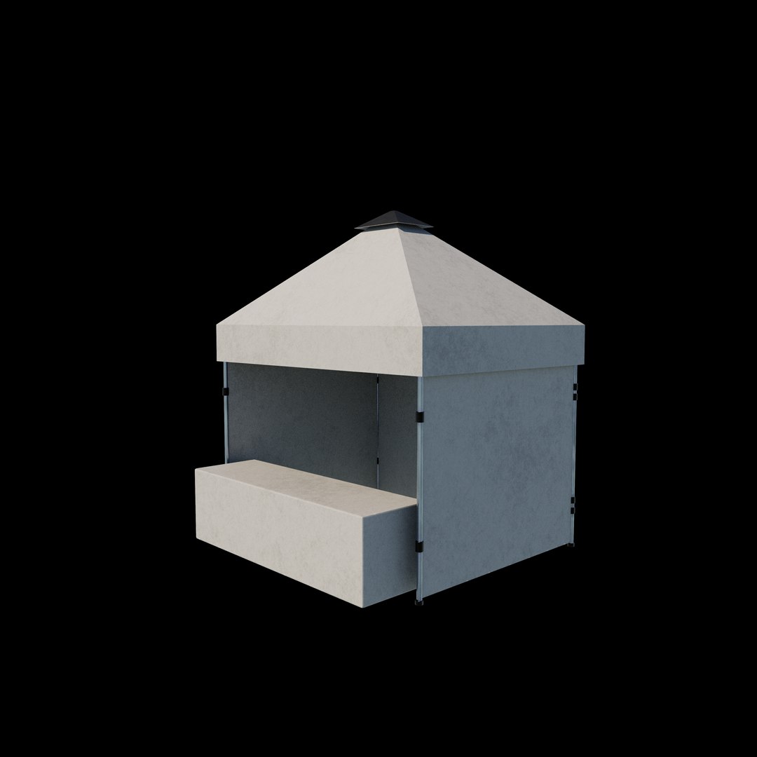 3D Display Tent 3D Model - TurboSquid 2400437