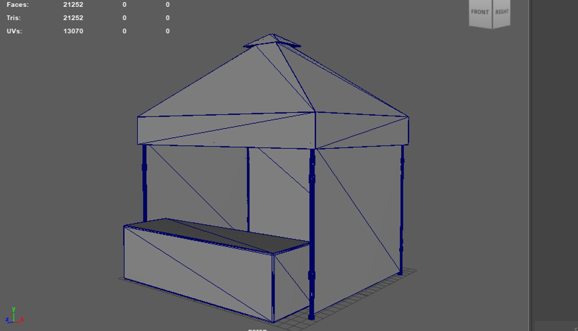 3D Display Tent 3D Model - TurboSquid 2400437