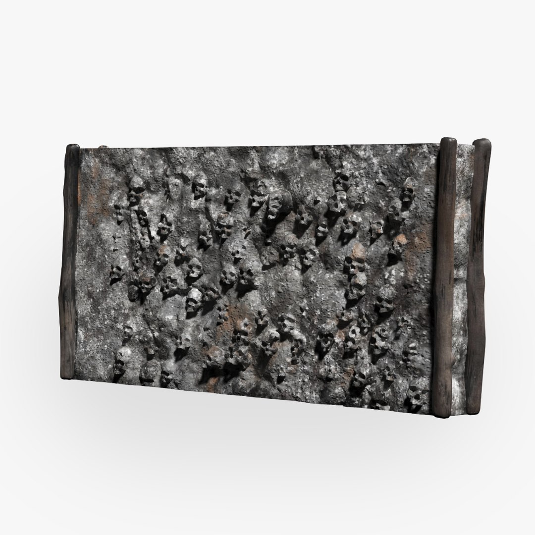 Skull Wall 3D Model - TurboSquid 2123780