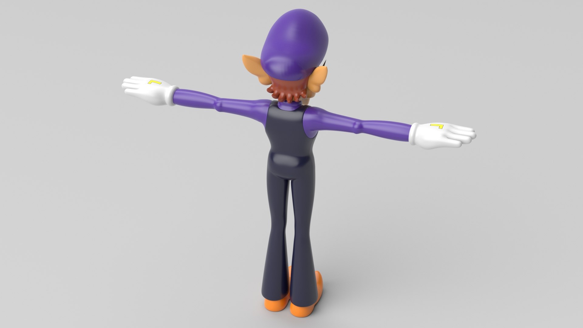 3D Waluigi Luigi Model - TurboSquid 1574543