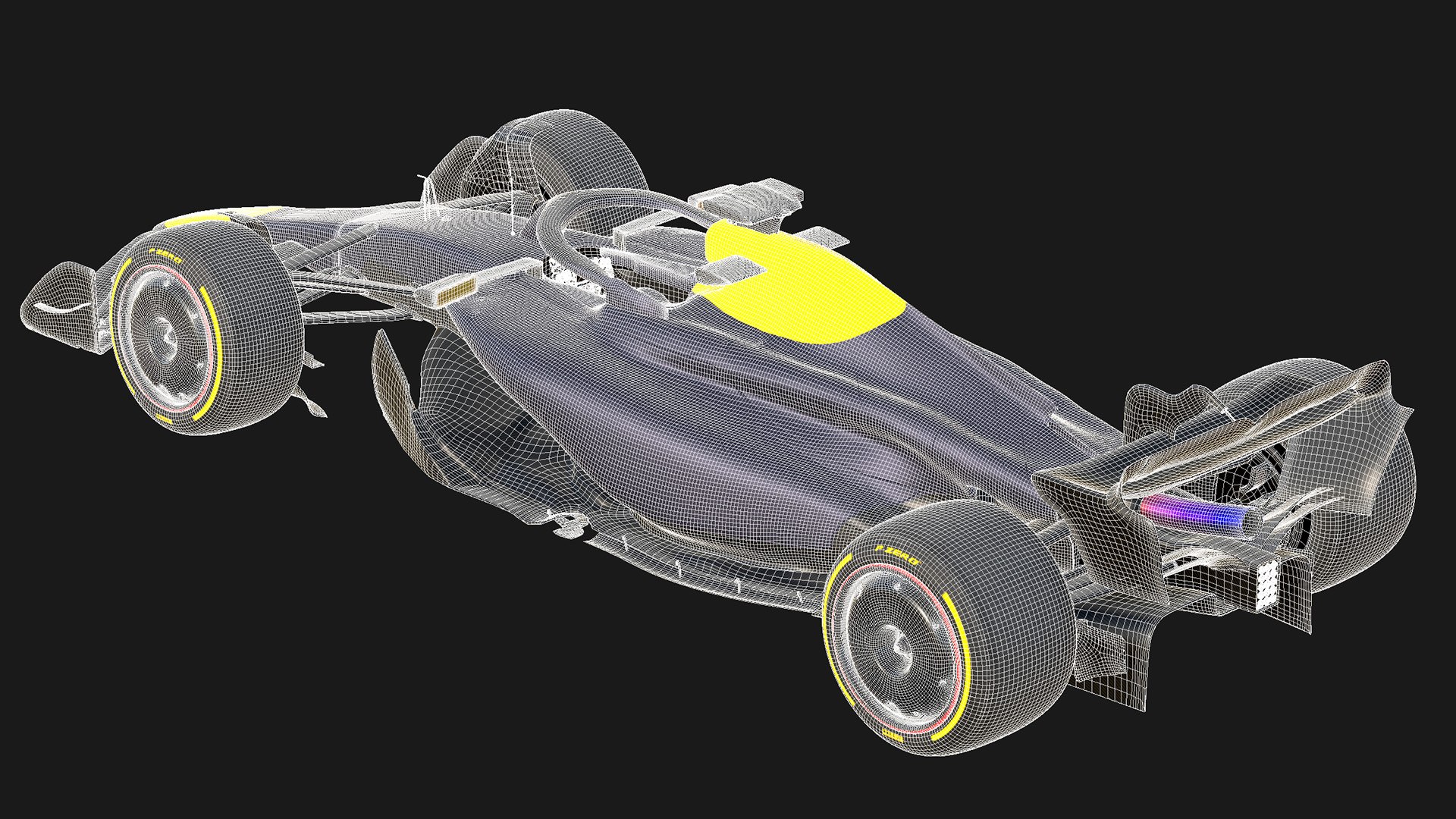 3D F1 Dark Blue Team Car 2024 - TurboSquid 2197694