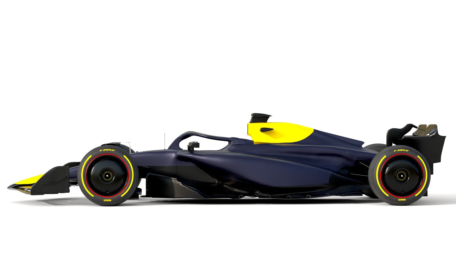 3D F1 Dark Blue Team Car 2024 - TurboSquid 2197694