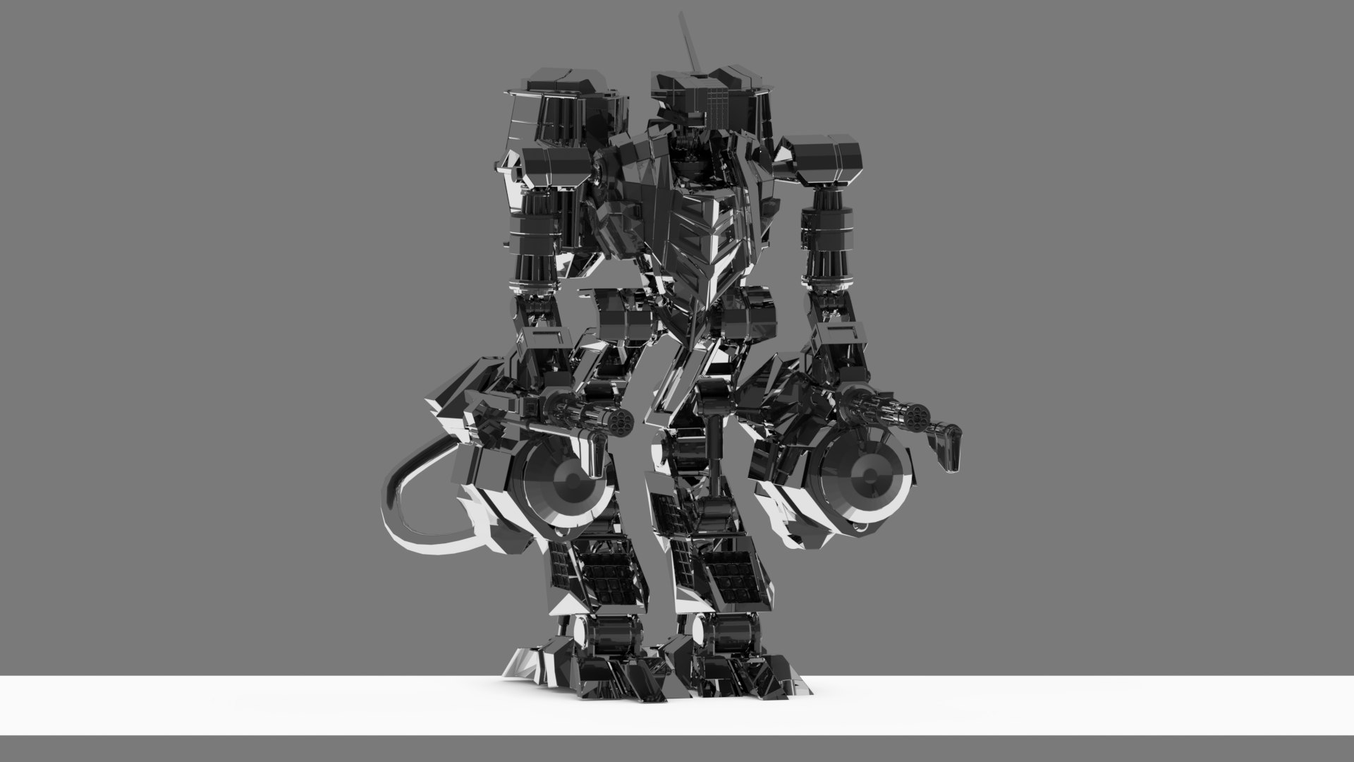 3D Simple Mech - TurboSquid 1304420