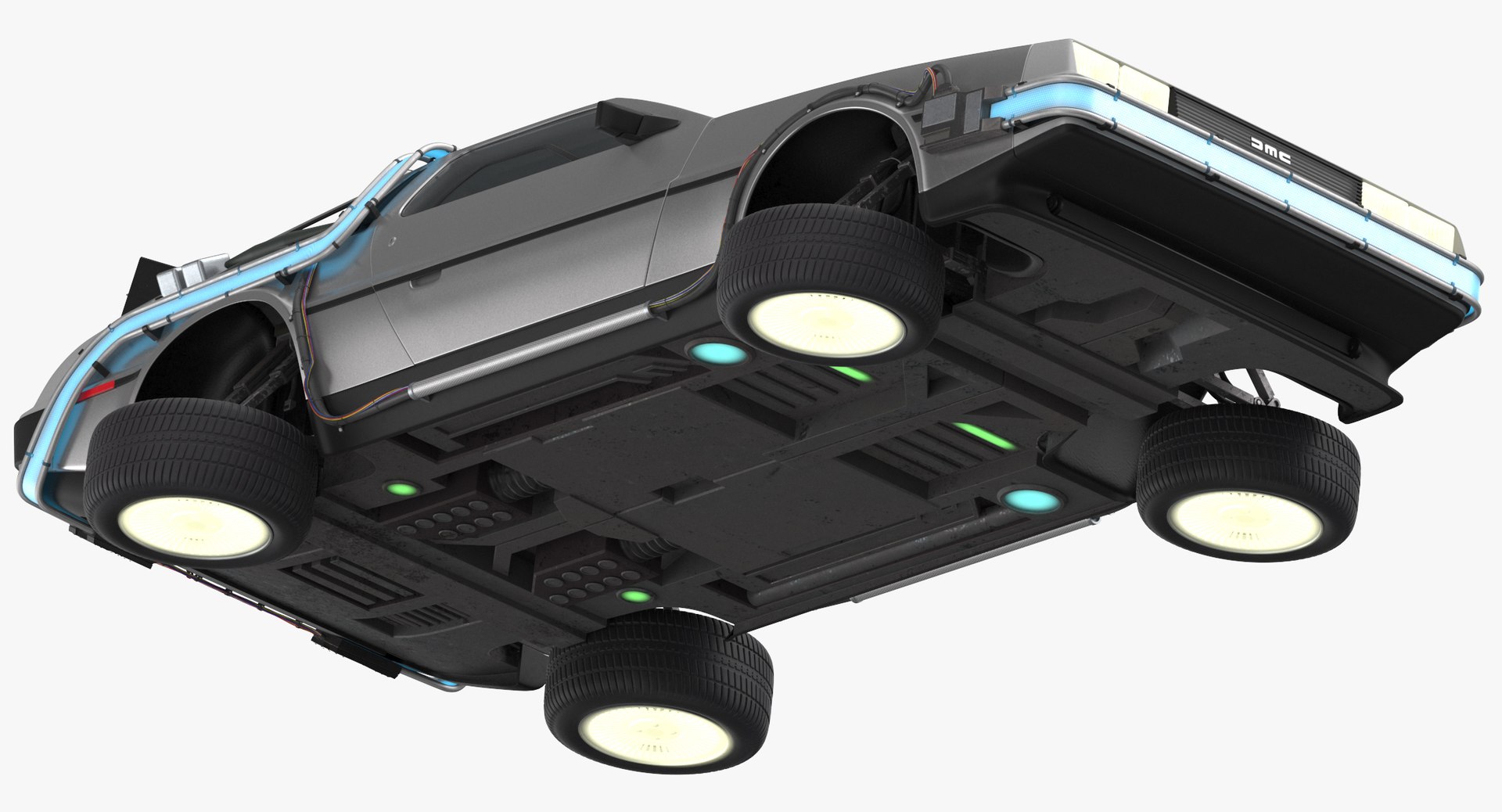 3D Delorean Flying Model - TurboSquid 1339172