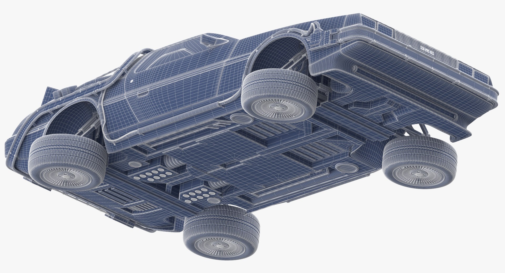 3D Delorean Flying Model - TurboSquid 1339172