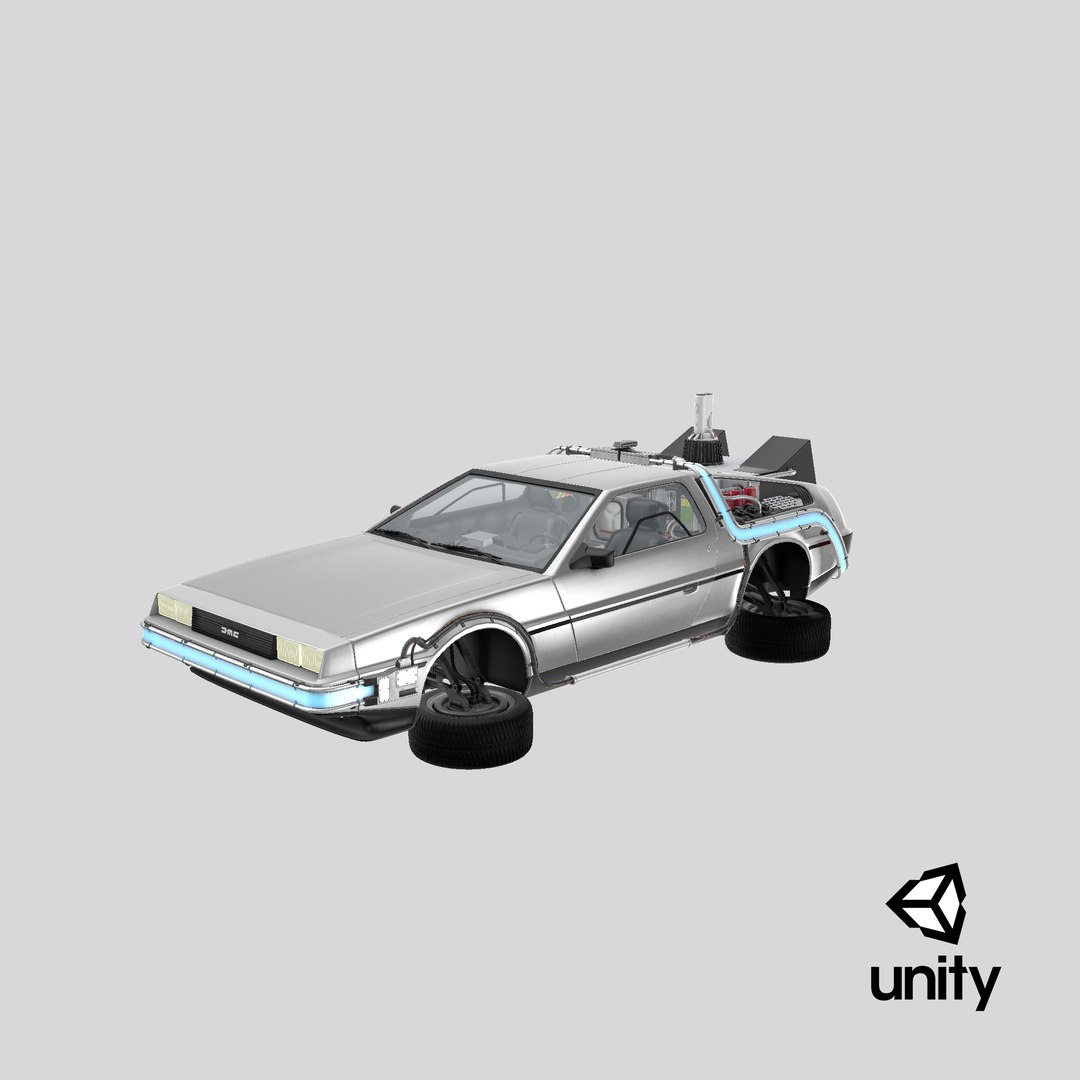 3D Delorean Flying Model - TurboSquid 1339172