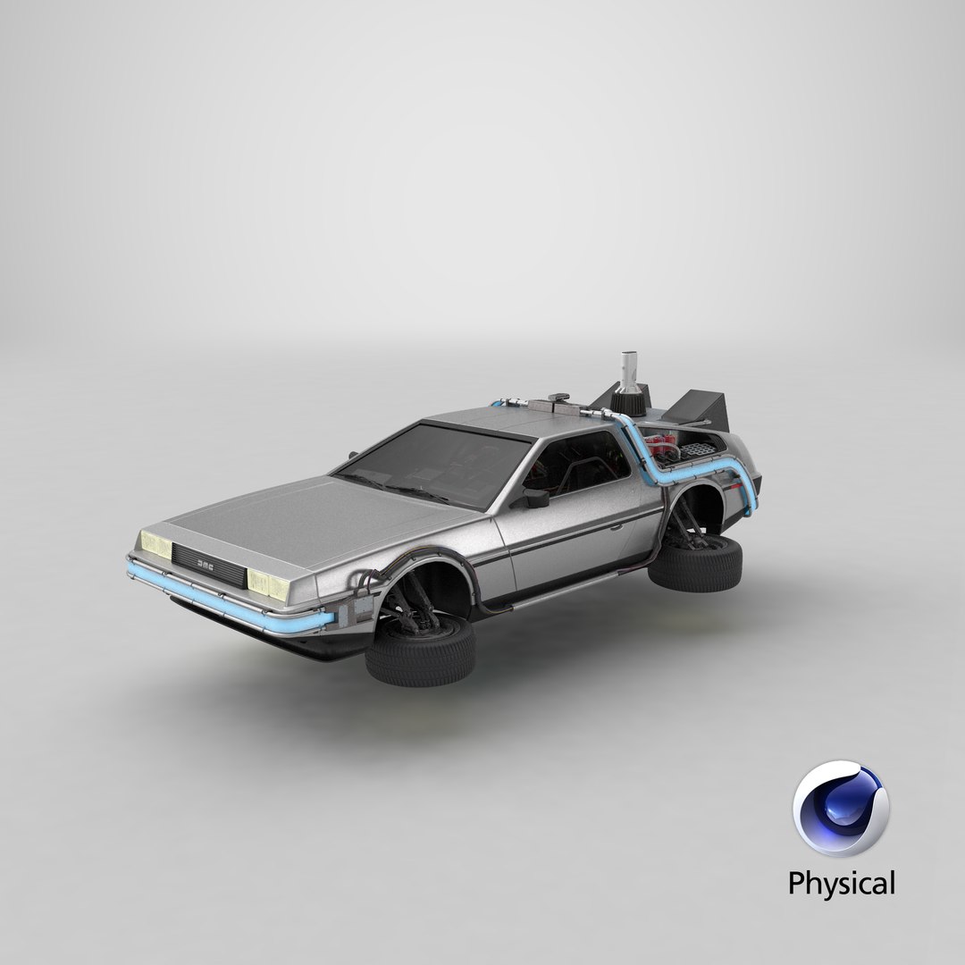 3D Delorean Flying Model - TurboSquid 1339172