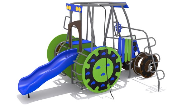 3D playground play tractor model - TurboSquid 1697442