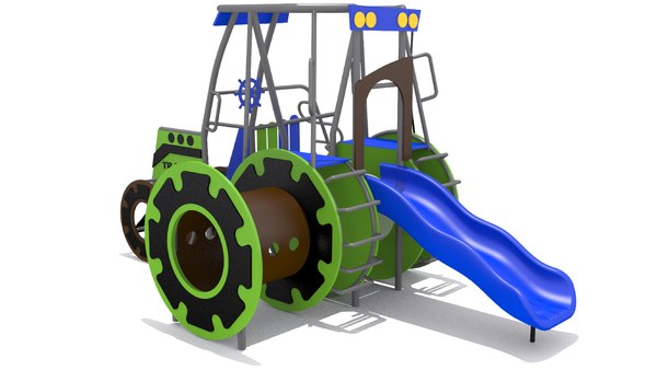 3D playground play tractor model - TurboSquid 1697442