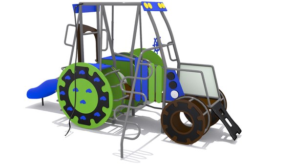 3D playground play tractor model - TurboSquid 1697442