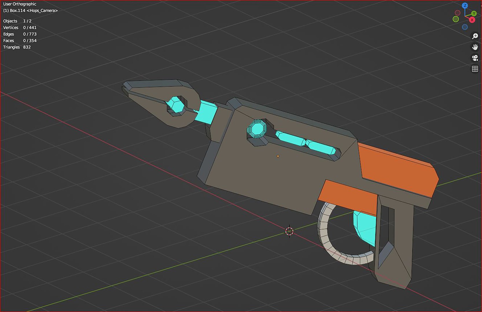 Pump SG Blaster low poly icon 3D model - TurboSquid 2046400