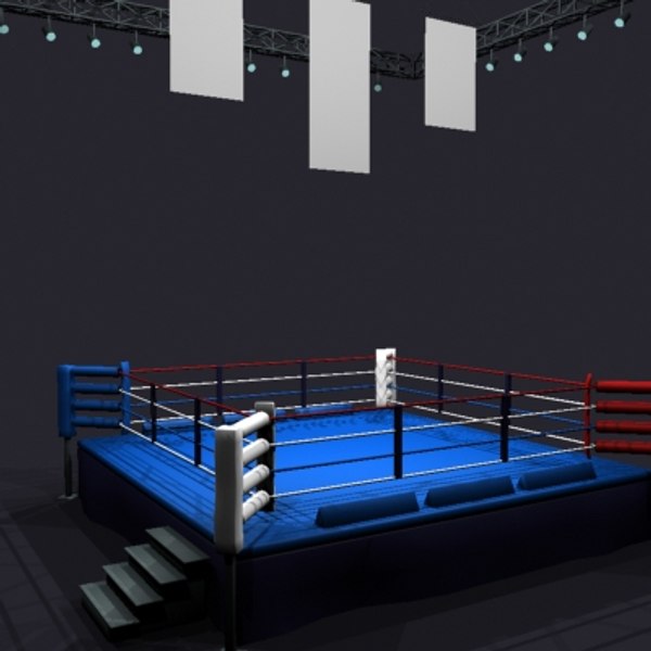 3D 3ds Max Boxing ring sport