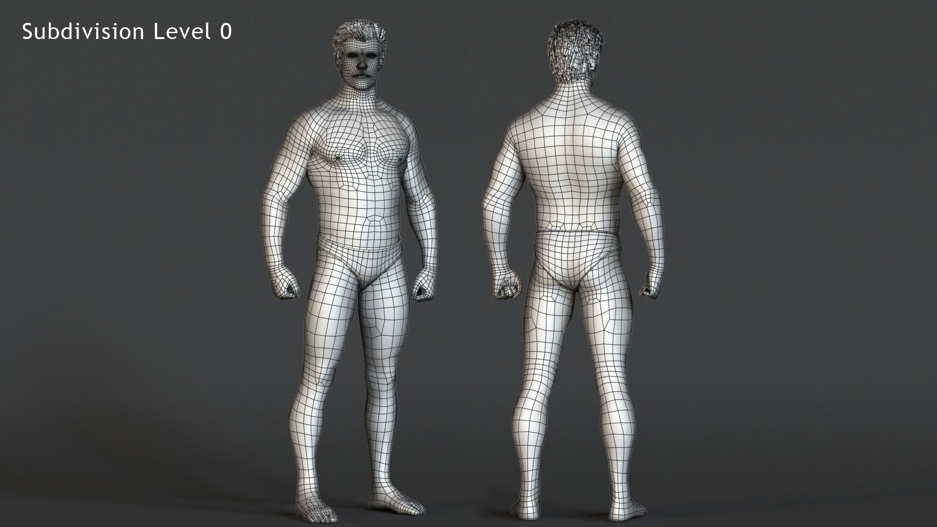 3D Male Base Complete Rig - TurboSquid 2070290