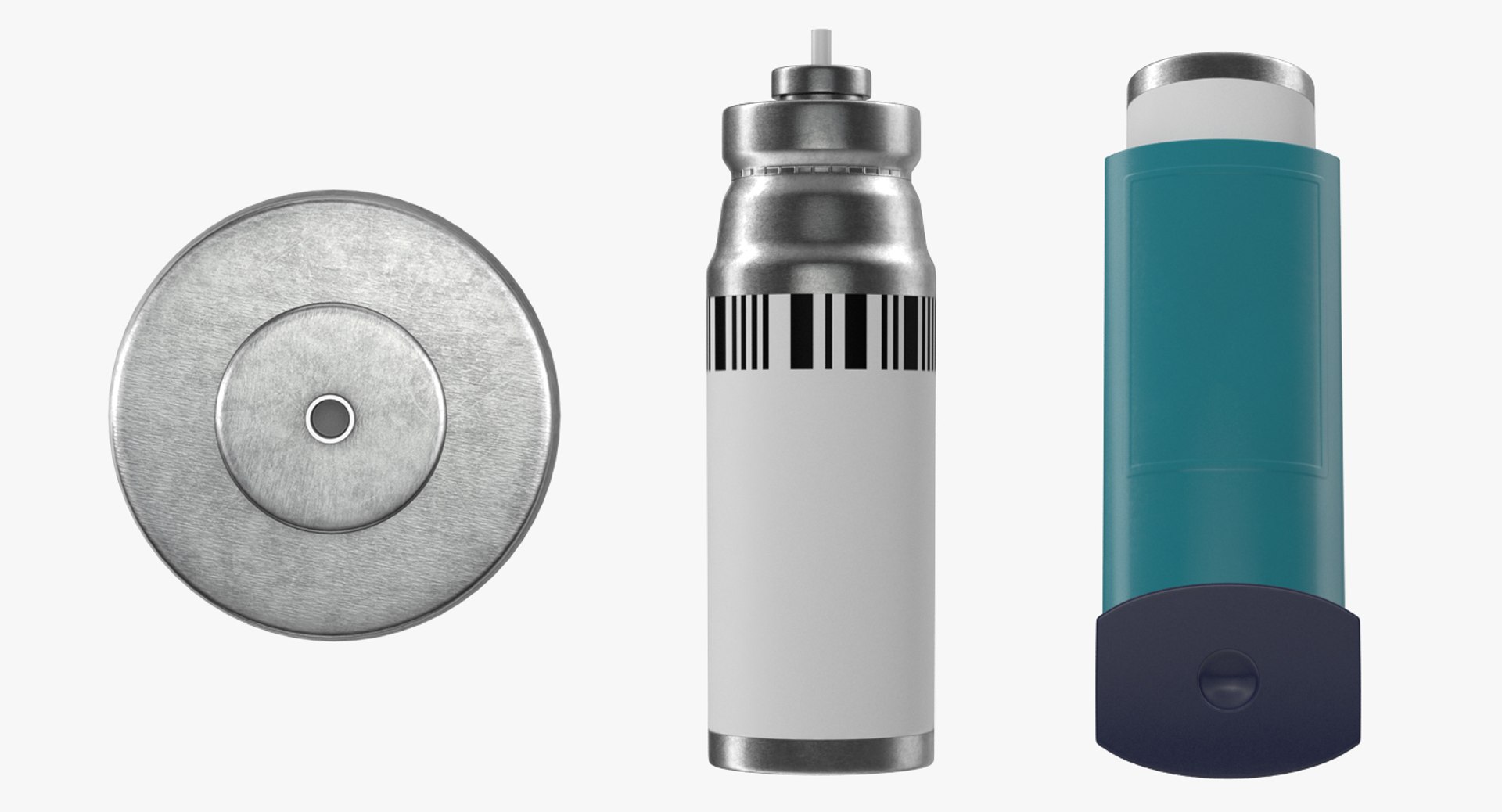 Asthma Inhalers Collection 3D Model - TurboSquid 2199919