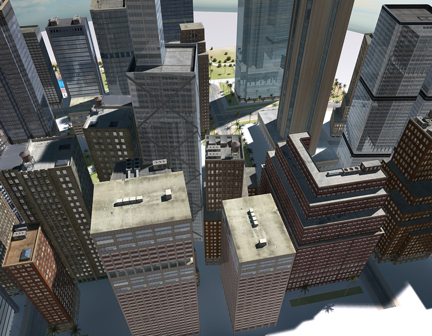 3d C4d City Street Real