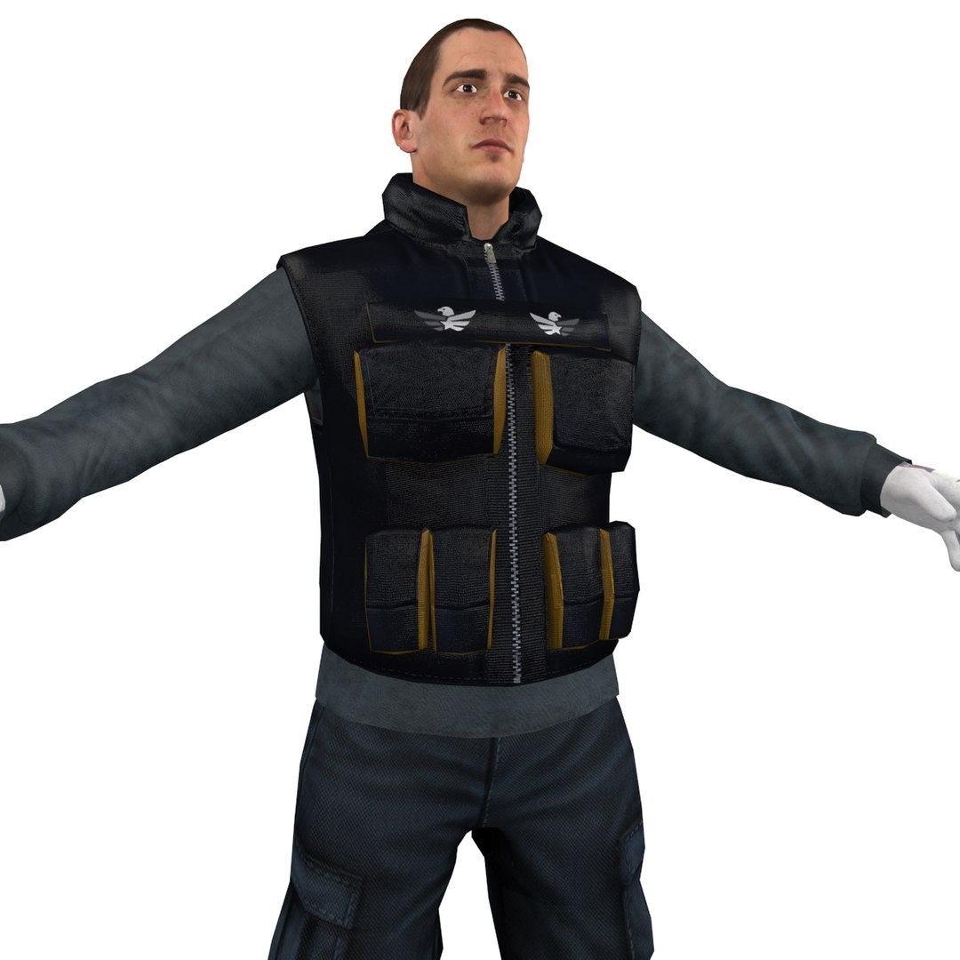 Worker Man 3d Obj