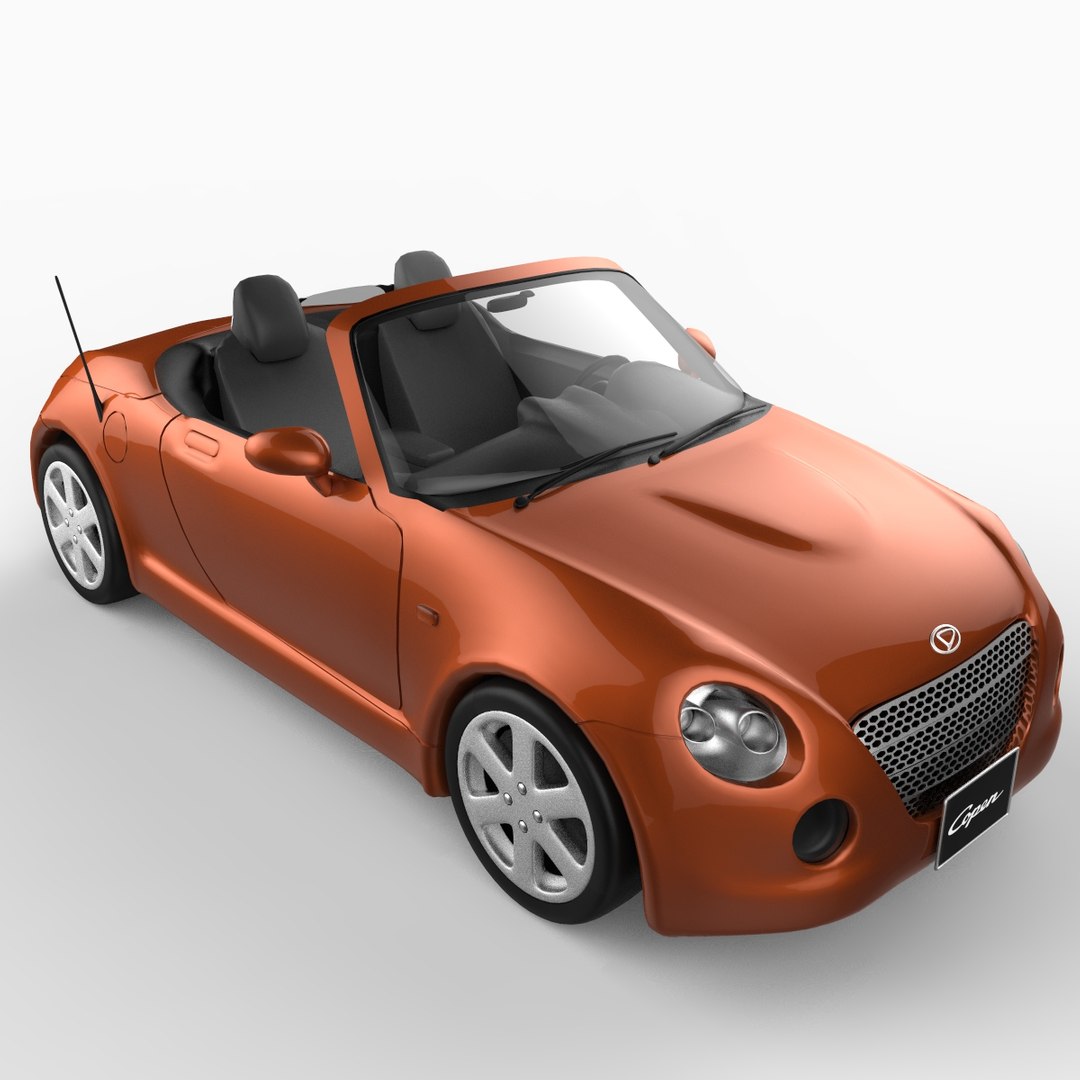 Pre-rigged Copen Convertible Rigged 3d Model