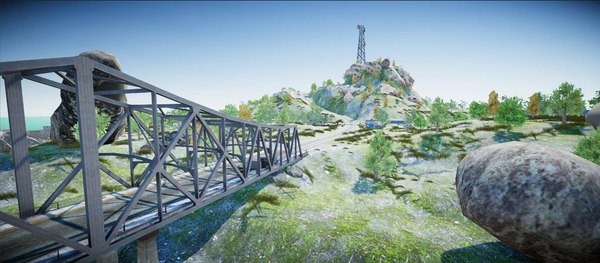 Pubg Erangle Novorepnoy 다리 3D 모델 - TurboSquid 1542676