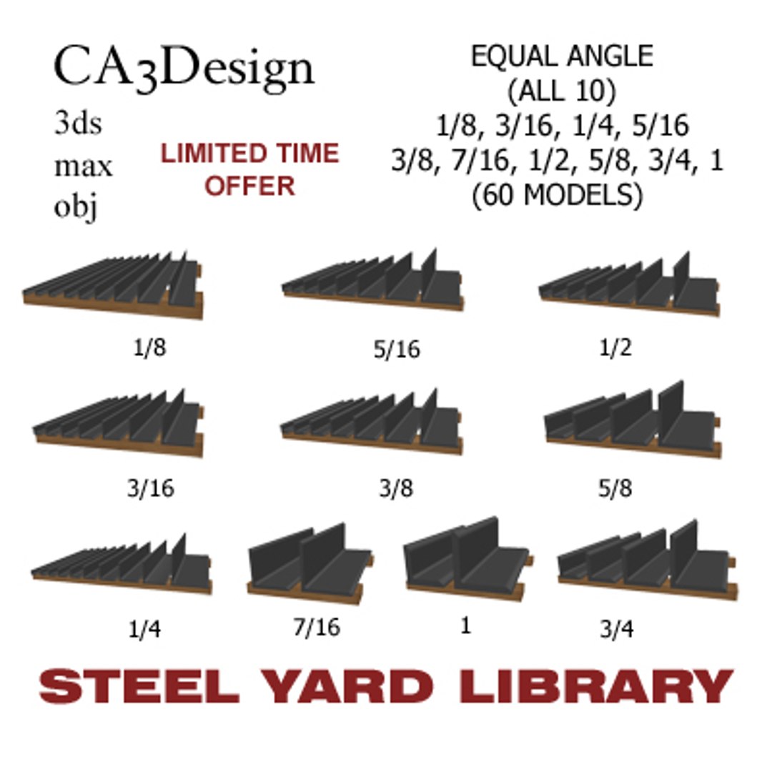 3d Model Equal Angle
