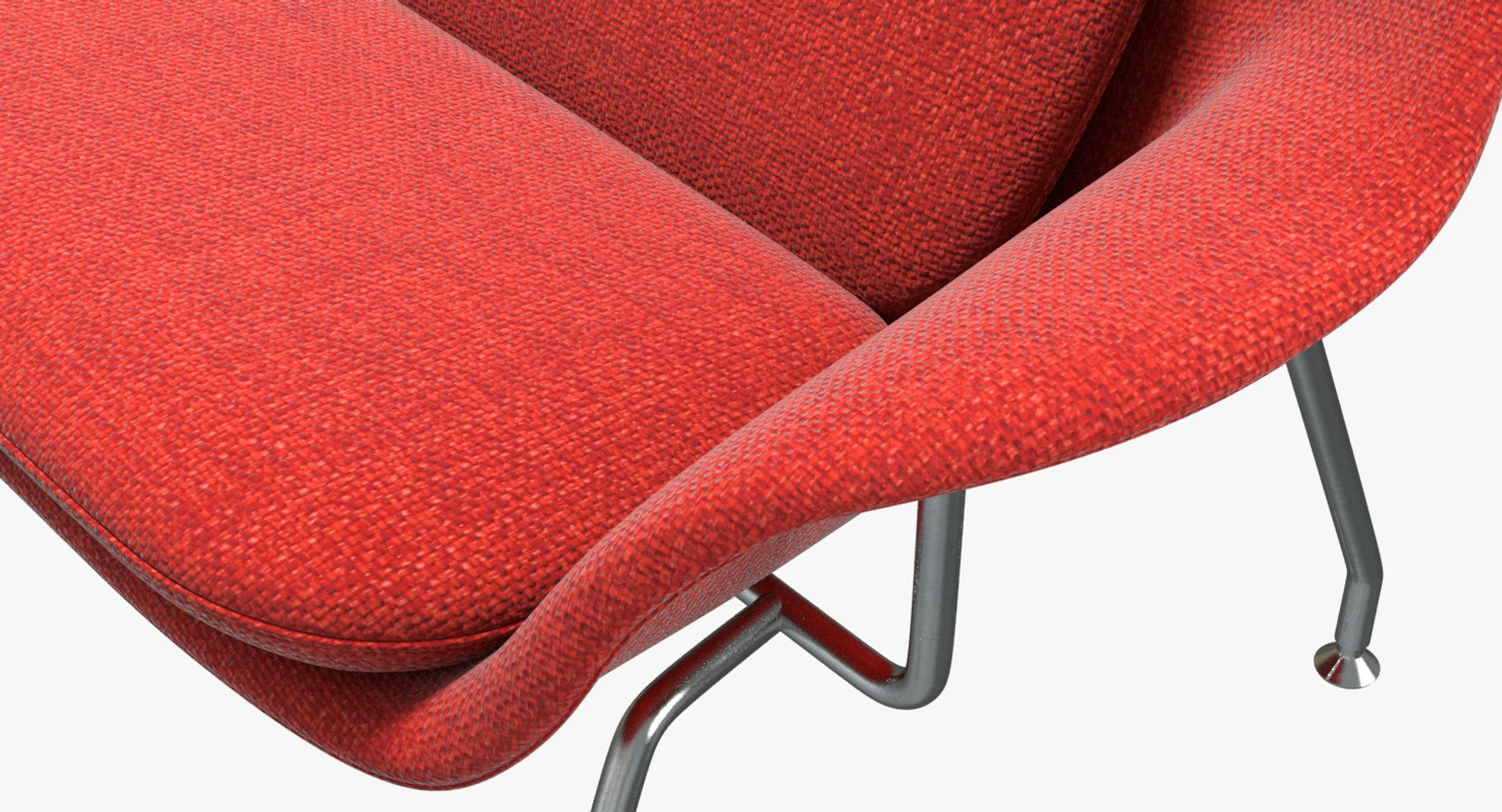 3D Knoll Saarinen Womb Sofa Model - TurboSquid 1411630