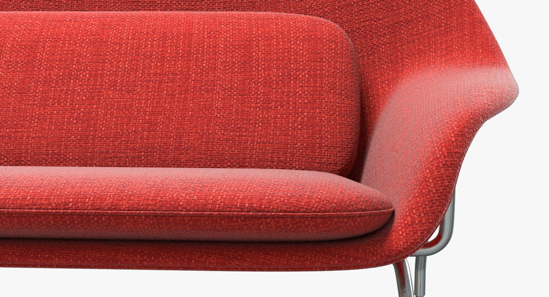 3D Knoll Saarinen Womb Sofa Model - TurboSquid 1411630