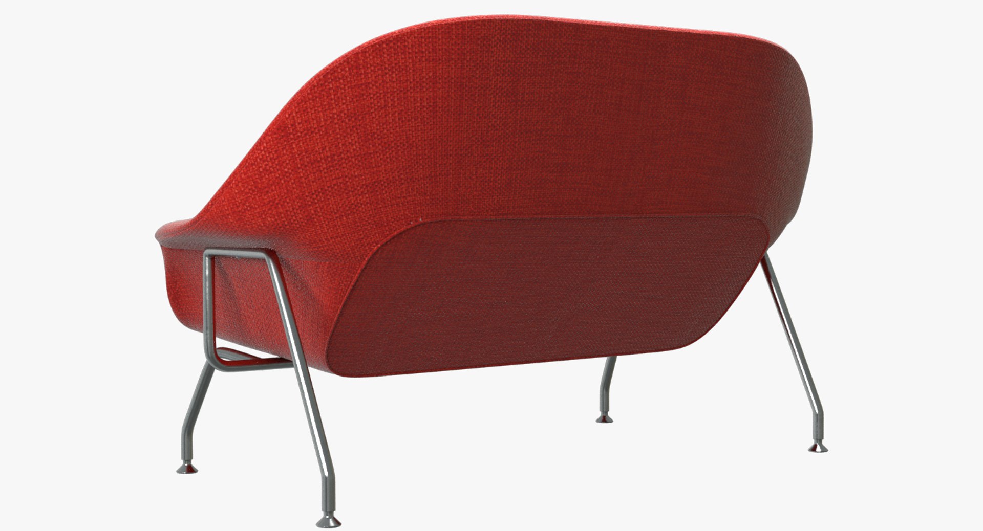 3D Knoll Saarinen Womb Sofa Model - TurboSquid 1411630