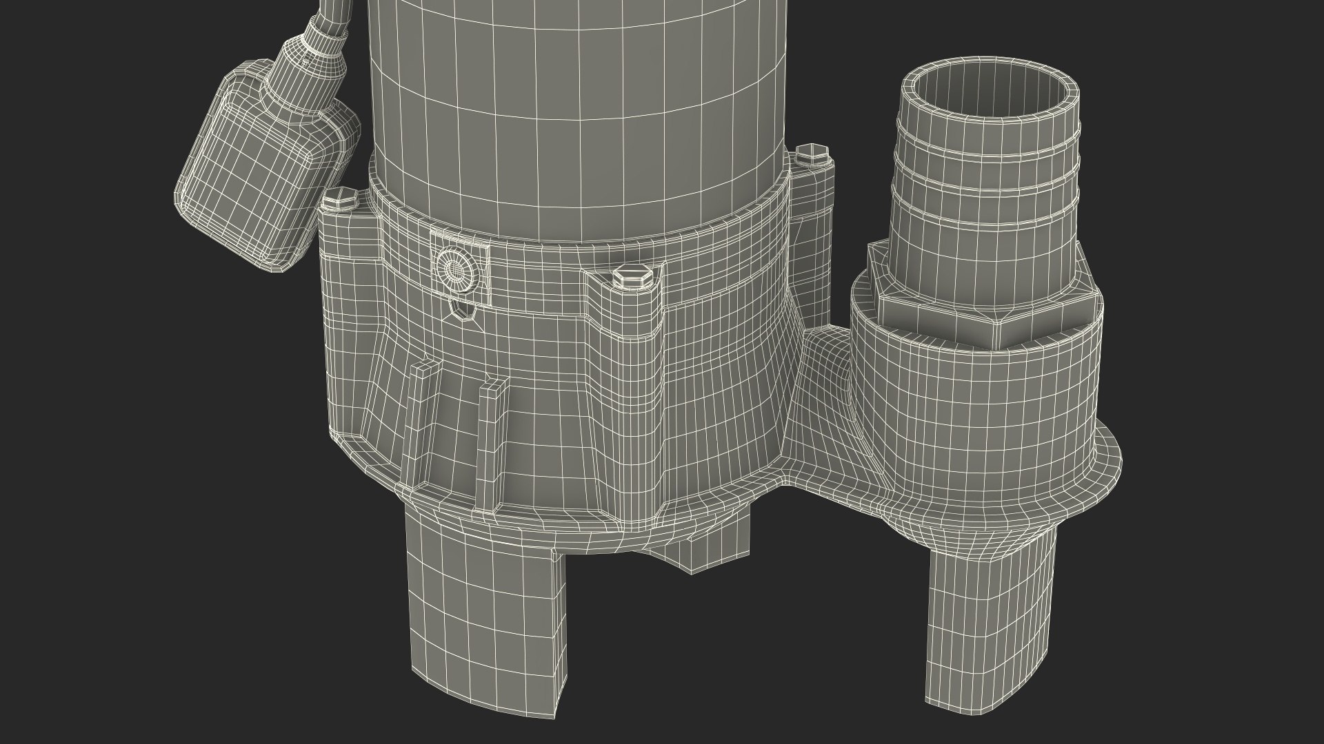 Heavy-Duty Sludge Pump 3D Model - TurboSquid 2415885