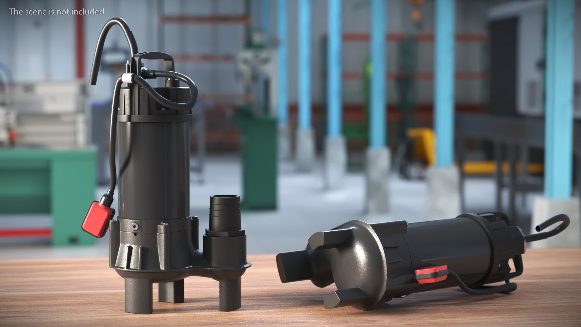 Heavy-Duty Sludge Pump 3D Model - TurboSquid 2415885
