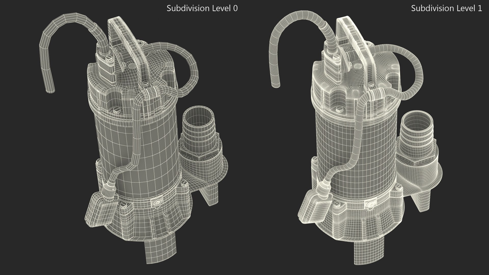 Heavy-Duty Sludge Pump 3D Model - TurboSquid 2415885