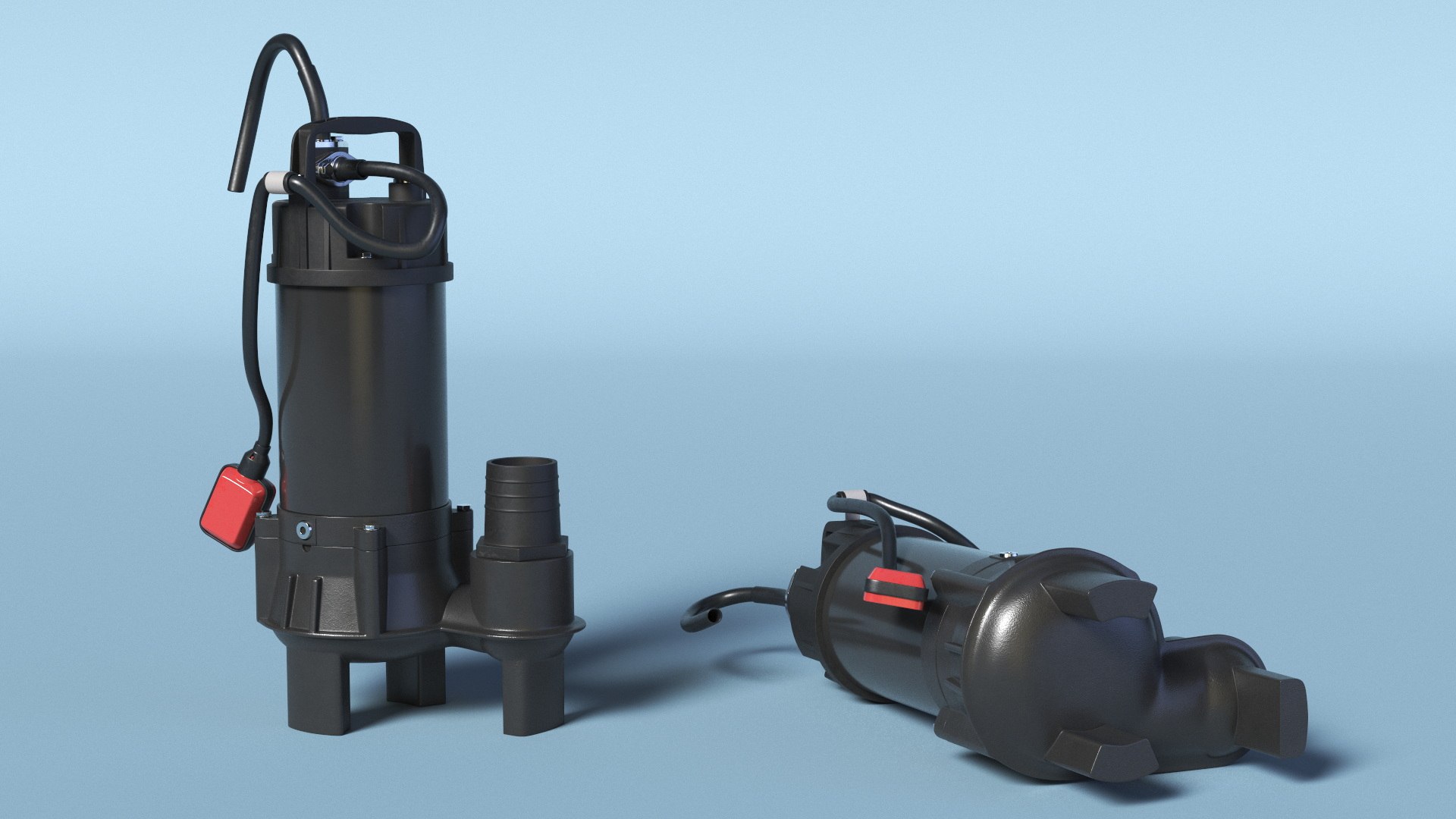 Heavy-Duty Sludge Pump 3D Model - TurboSquid 2415885