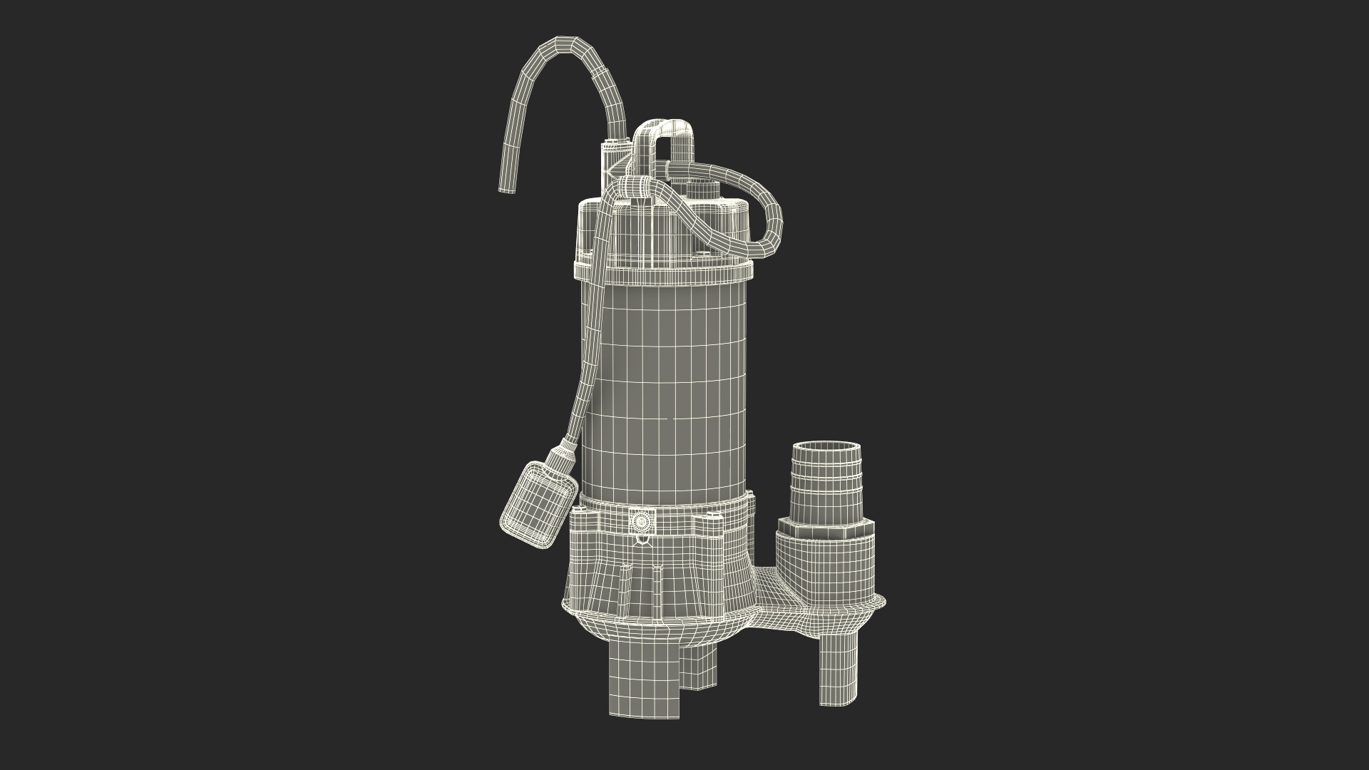 Heavy-Duty Sludge Pump 3D Model - TurboSquid 2415885