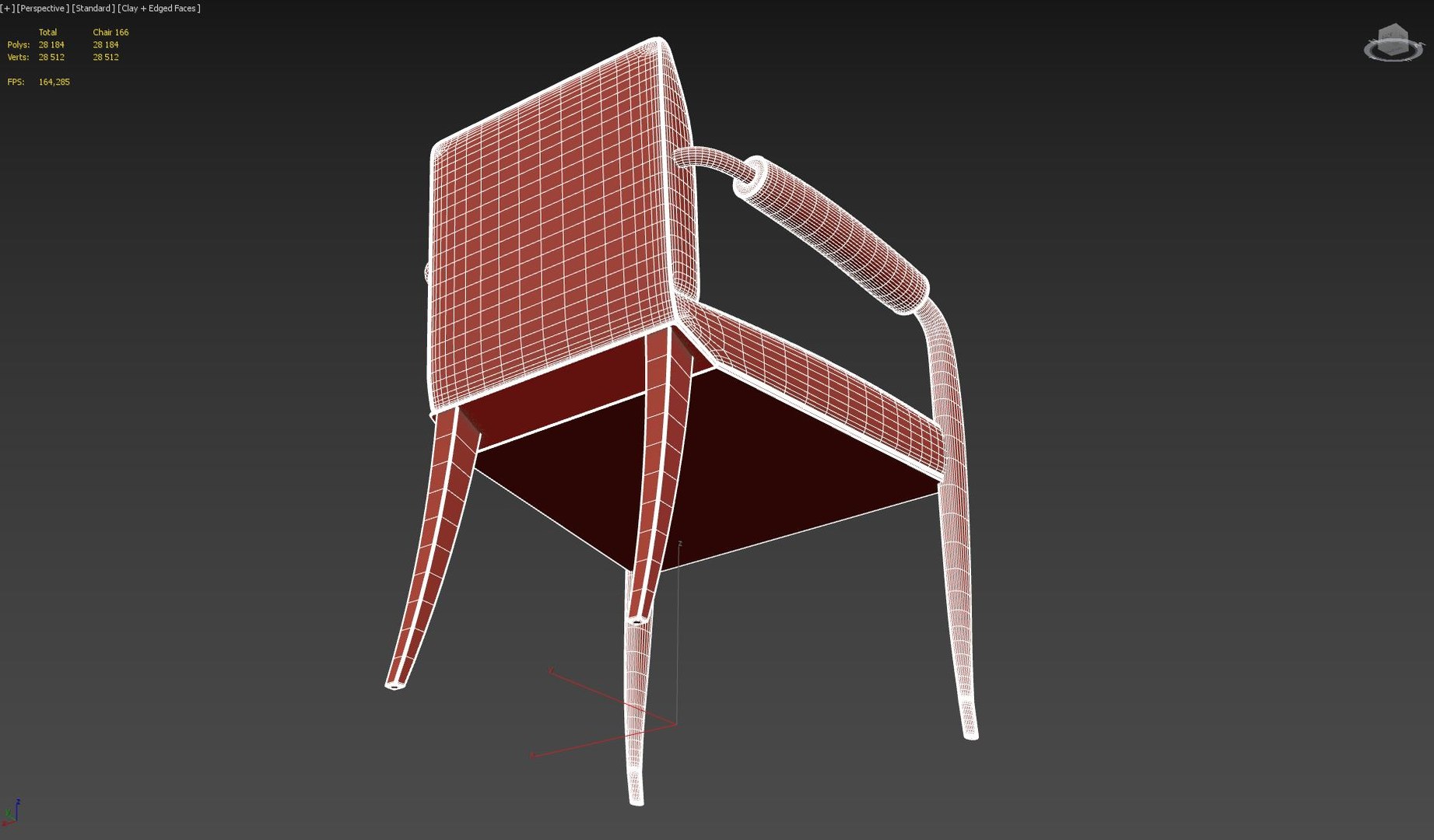 Chair 166 3D model - TurboSquid 1628848