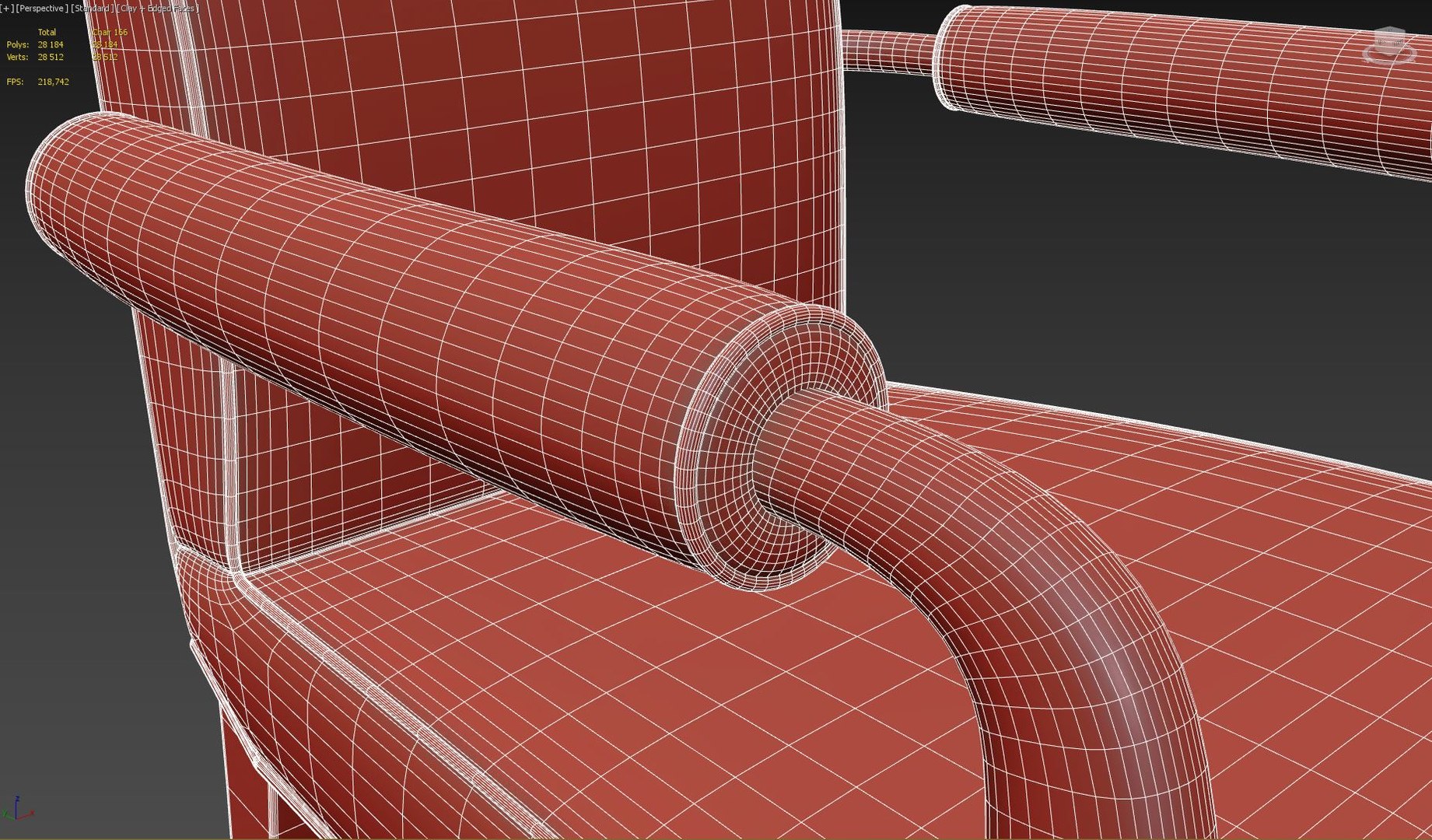 Chair 166 3D model - TurboSquid 1628848