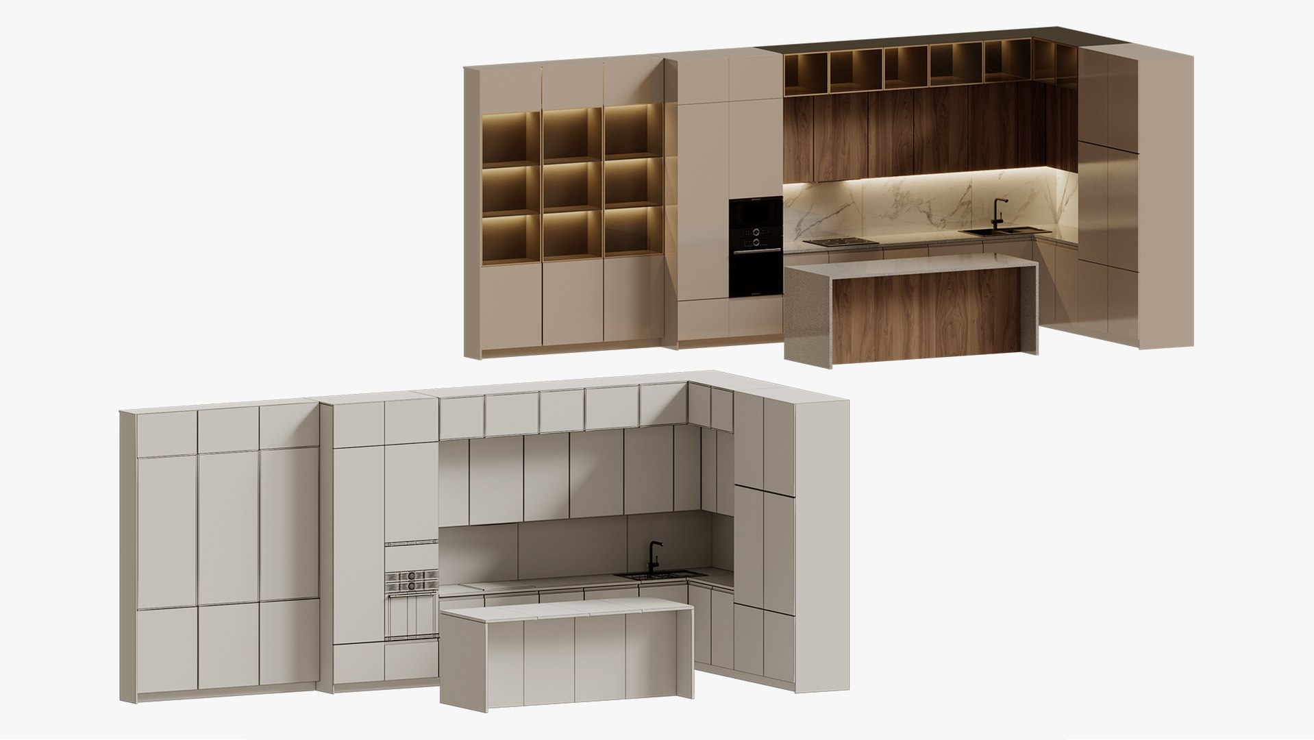 3D Kitchen furniture 04 - TurboSquid 2176925