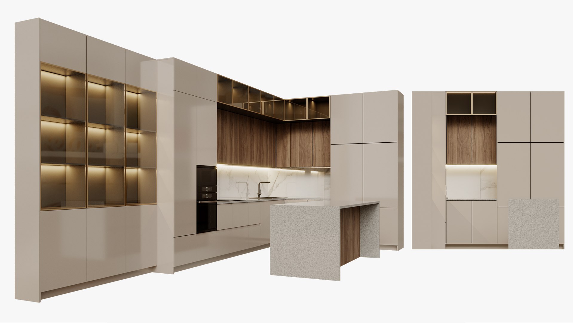 3D Kitchen furniture 04 - TurboSquid 2176925