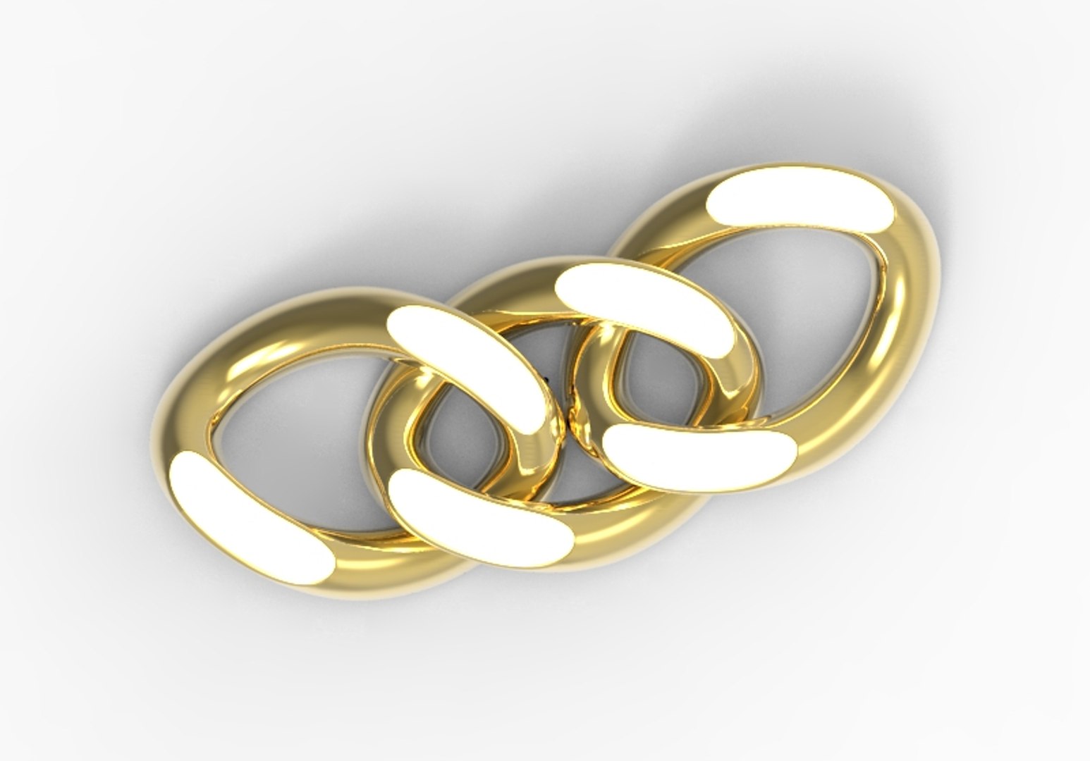 3d model chain link