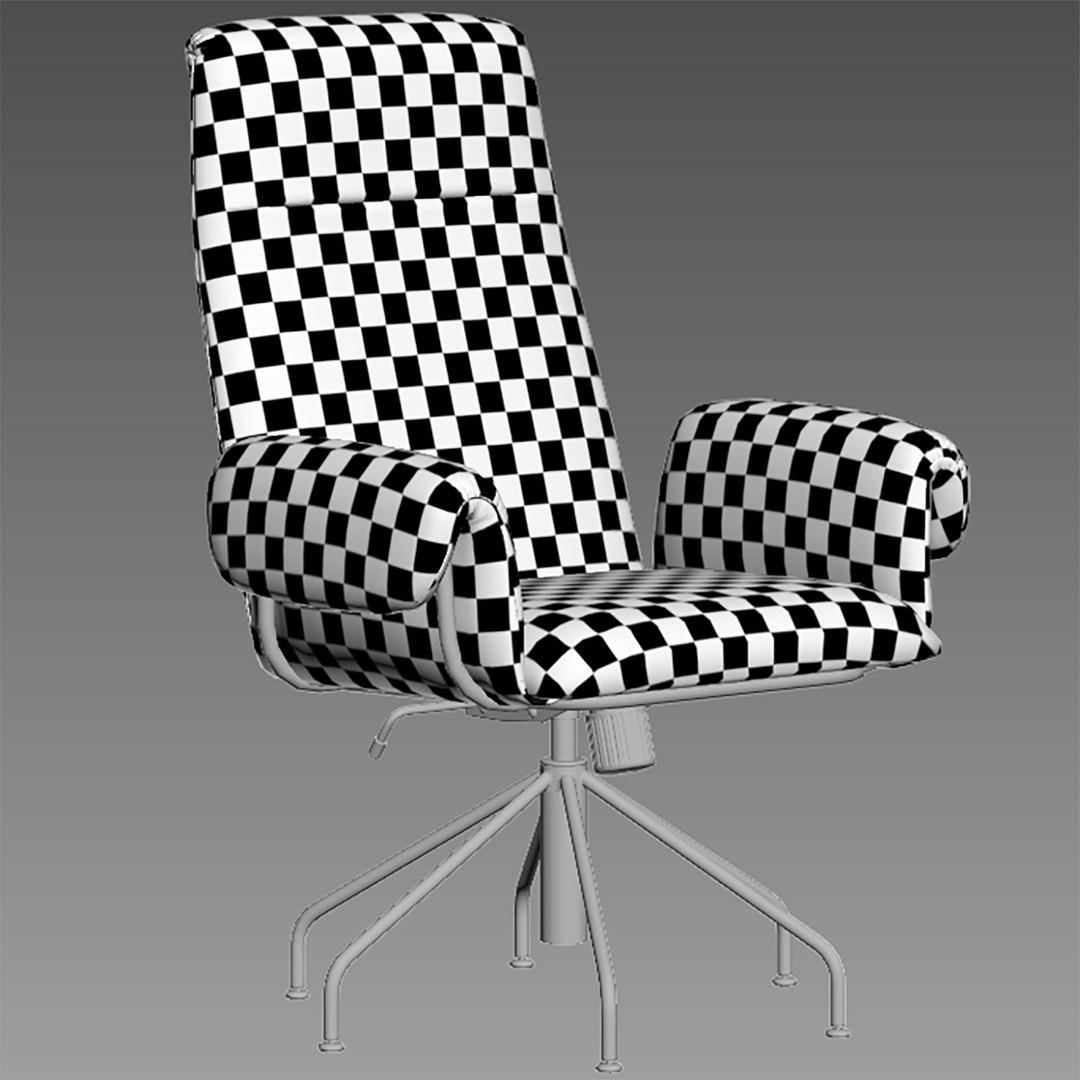 CB2 Saviti Office Chair model - TurboSquid 2165386