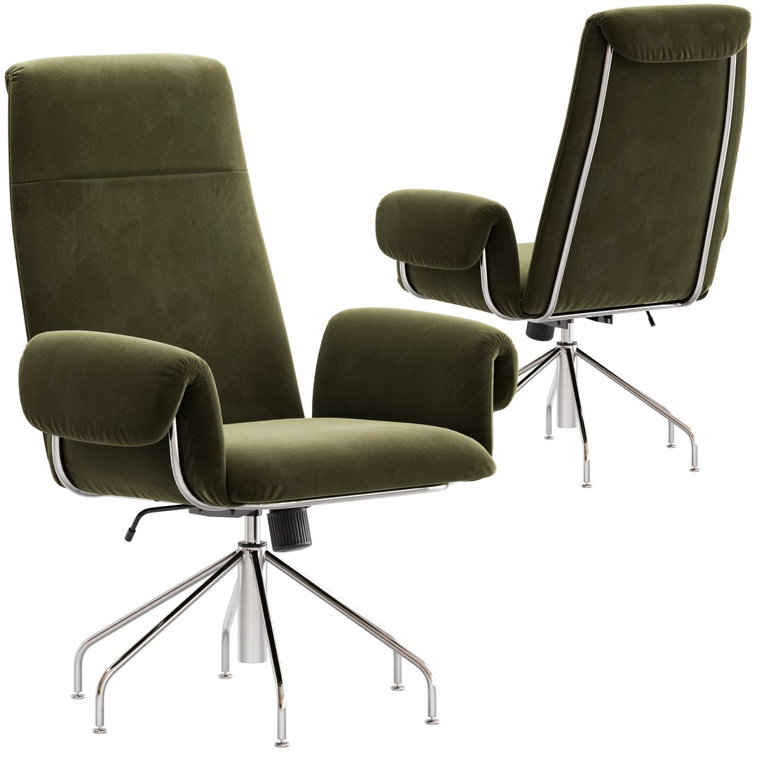 CB2 Saviti Office Chair model - TurboSquid 2165386