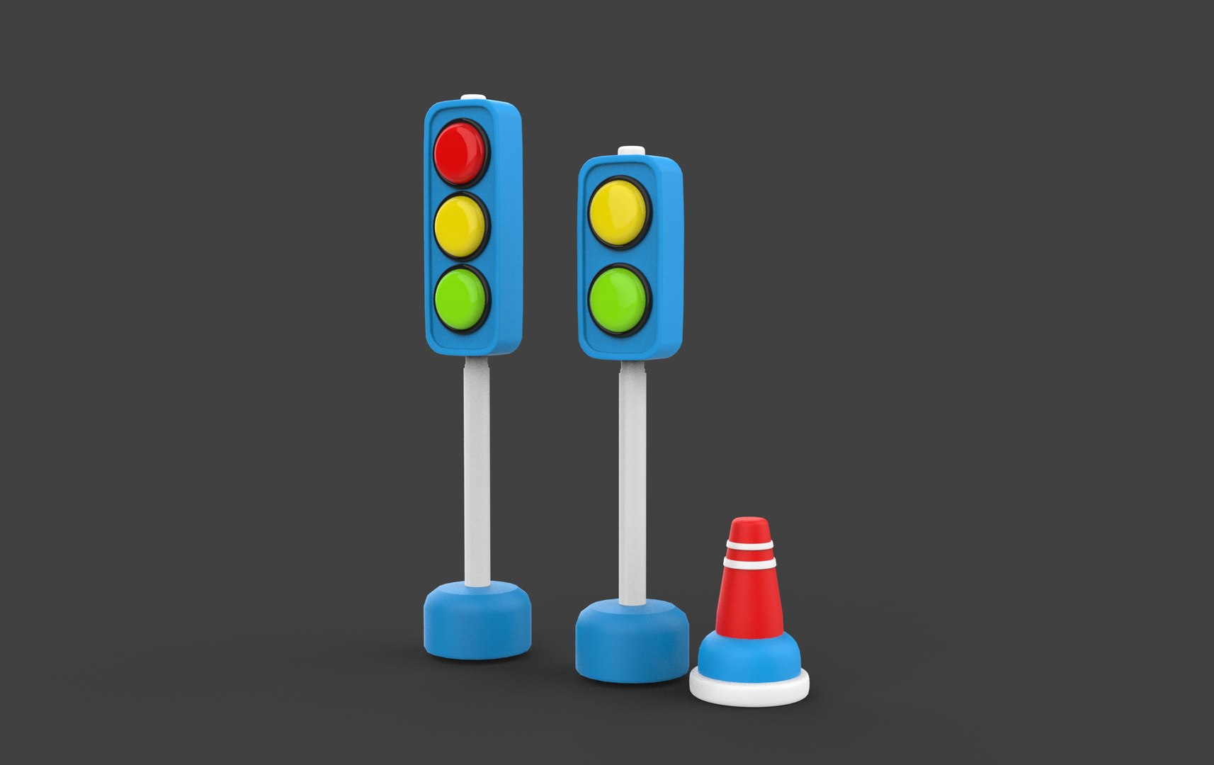 3D Traffic Light 3D Model - TurboSquid 2362092