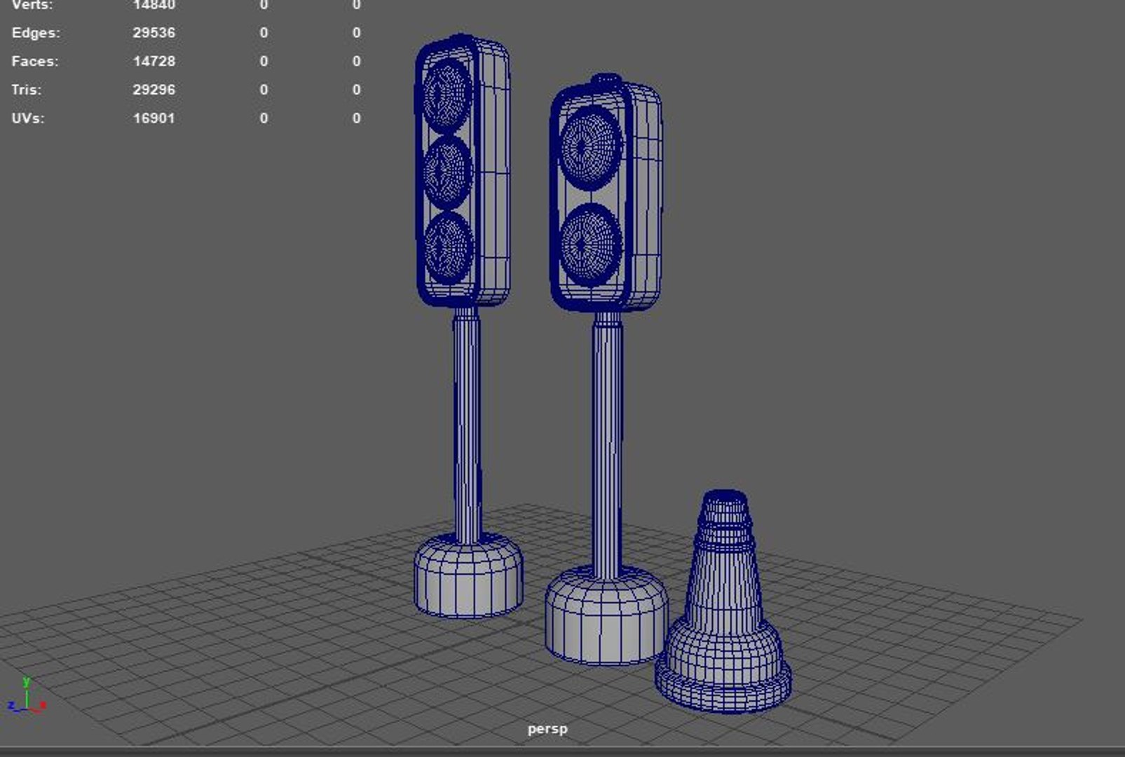 3D Traffic Light 3D Model - TurboSquid 2362092