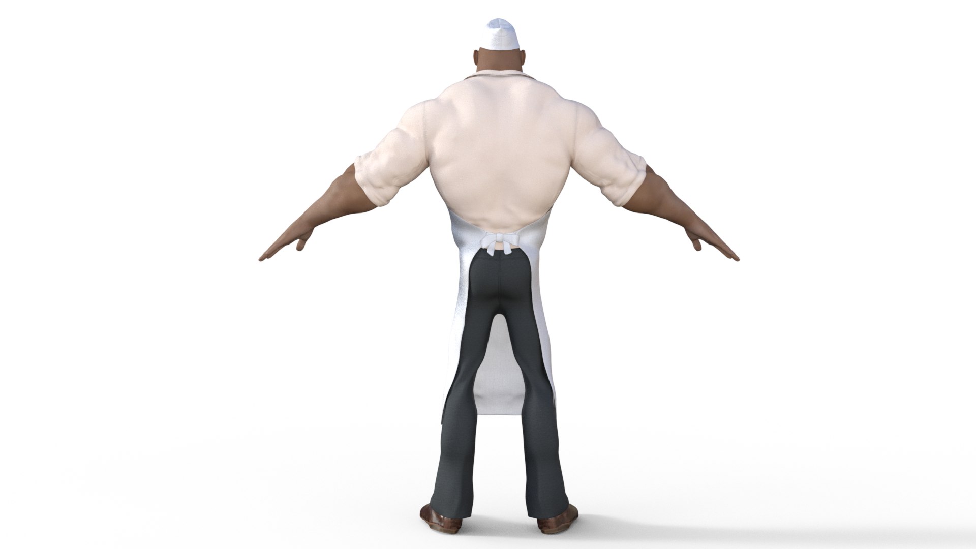 Cartoon Angry Butcher Rigged 3D Model - TurboSquid 2186910