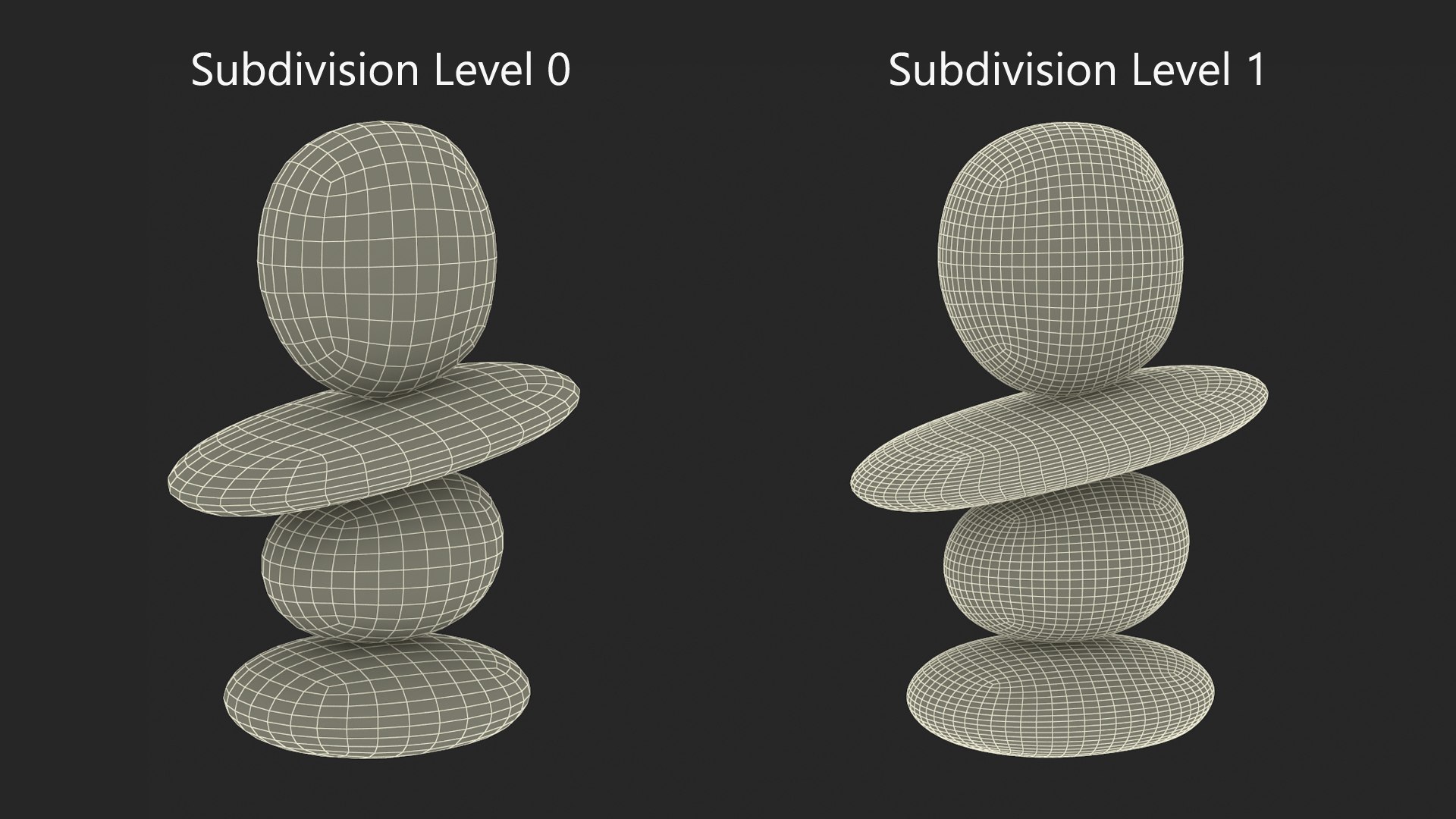 Stack Of Stable Pebble Stone With Smiling Face Model - TurboSquid 2276368