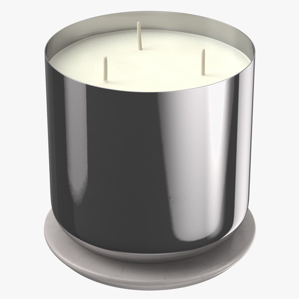 3D model scented candle big metal - TurboSquid 1433473