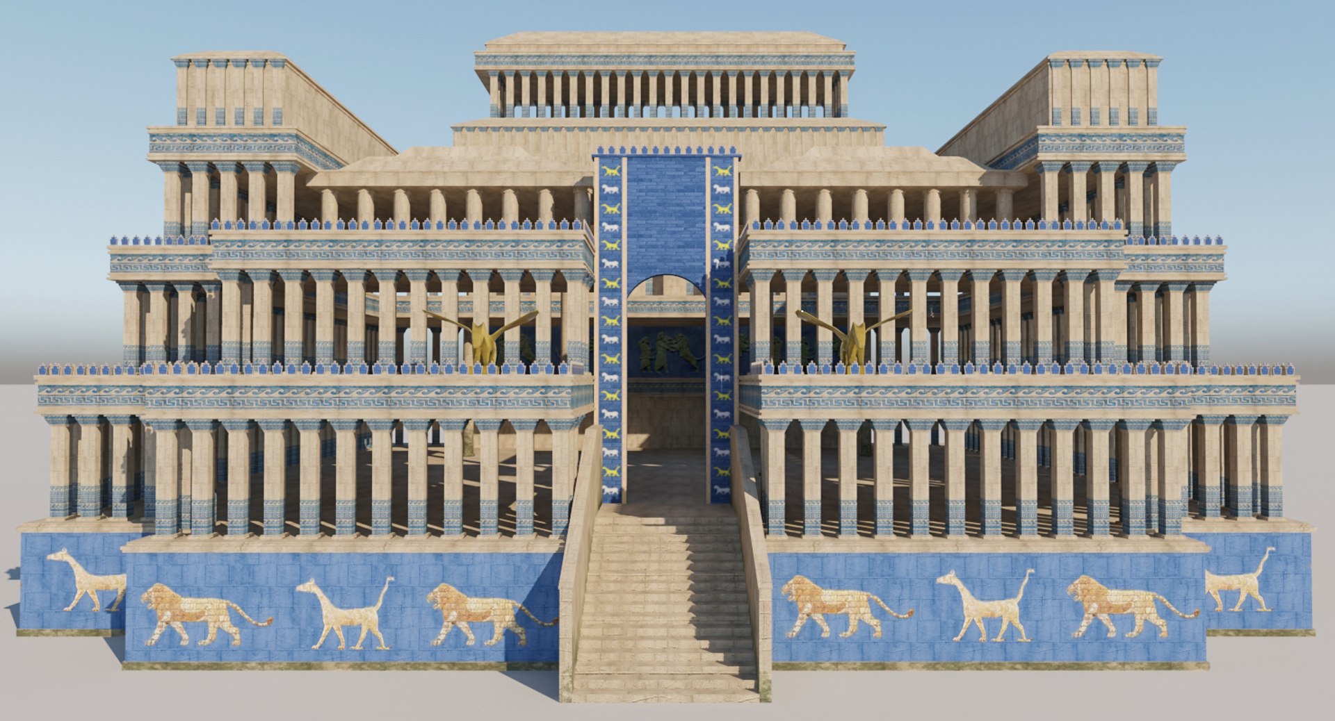 3D Ancient Temple - TurboSquid 1340361