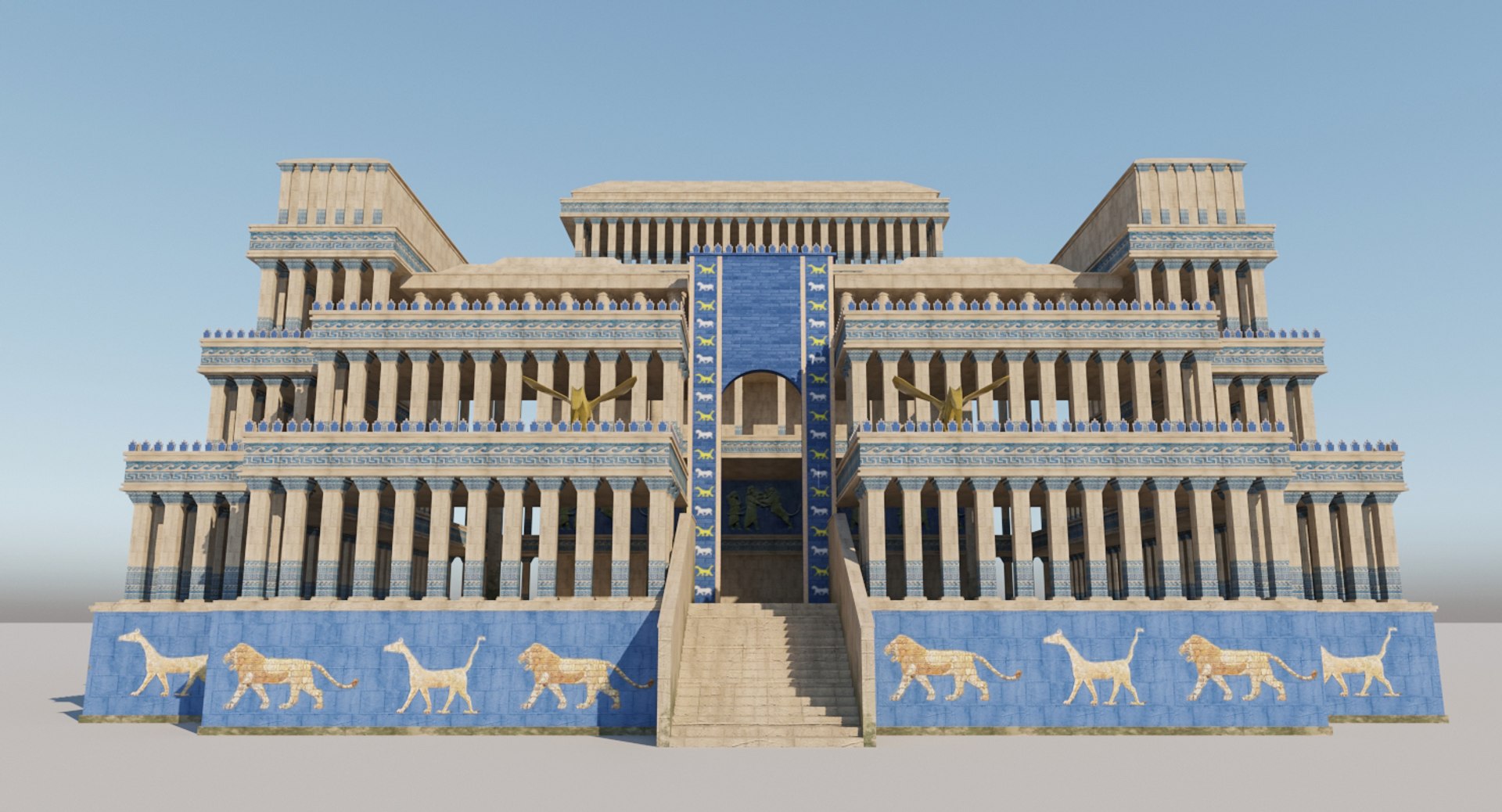 3D Ancient Temple - TurboSquid 1340361