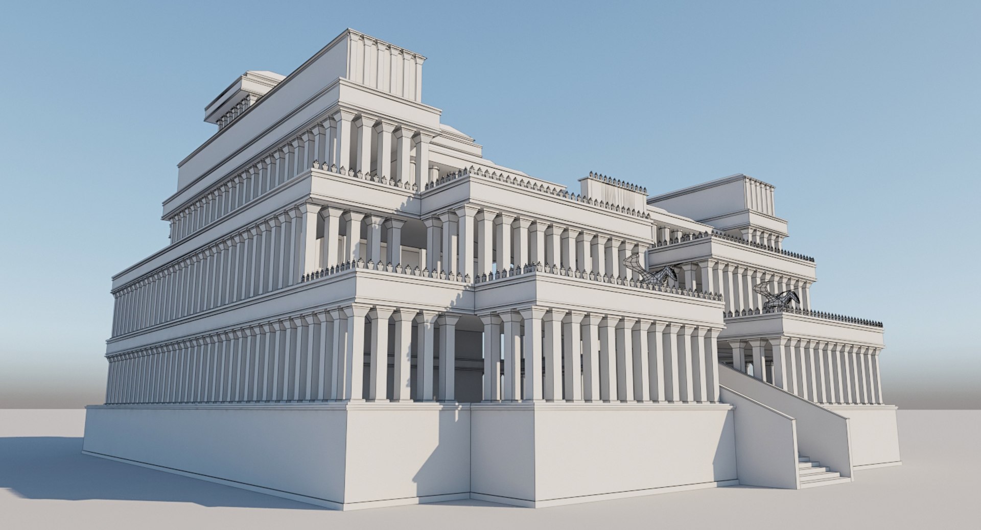 3D Ancient Temple - TurboSquid 1340361