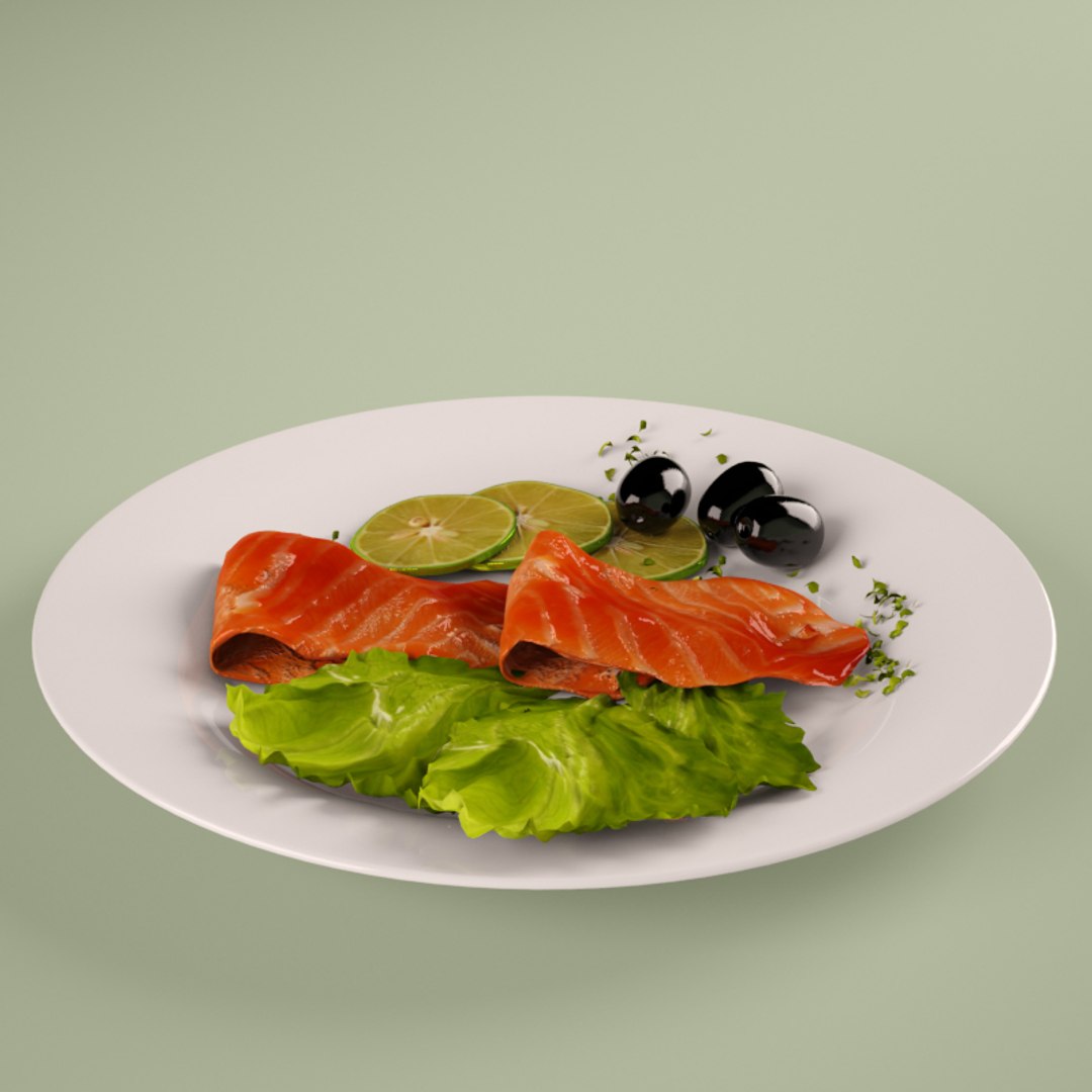 Max Fish Salad Plate