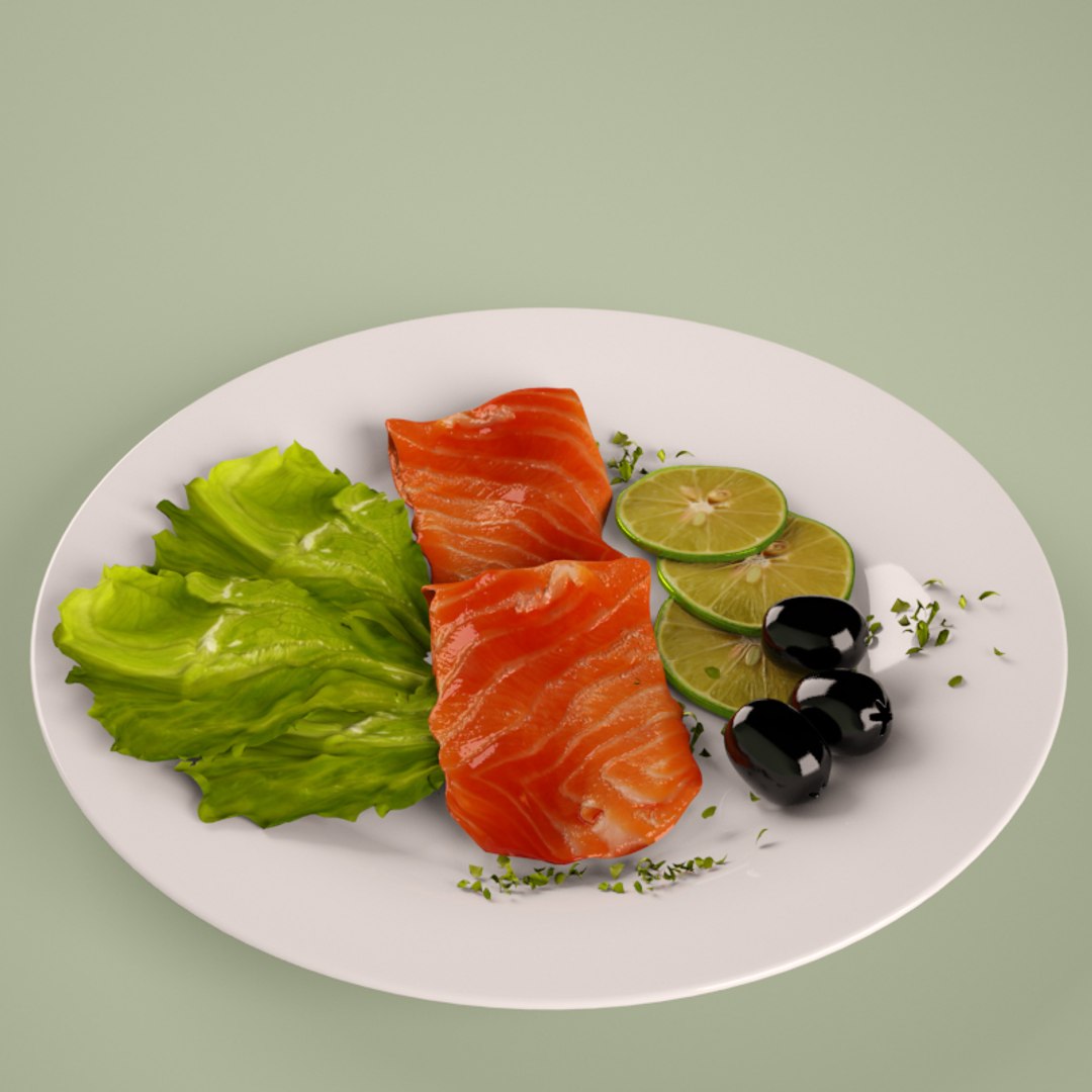 Max Fish Salad Plate
