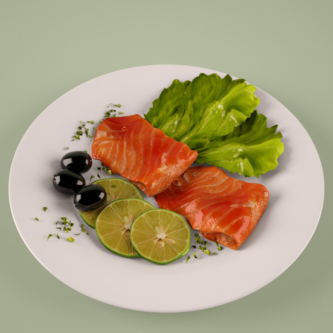 Max Fish Salad Plate